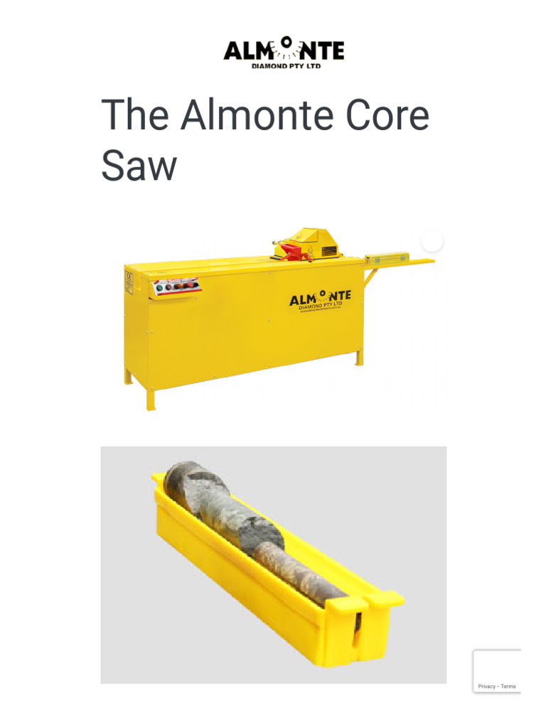 Core Saw | PDF