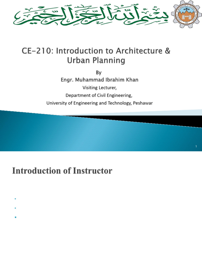 Introduction to Architecture & Urban Planning (1) | PDF | Urban ...