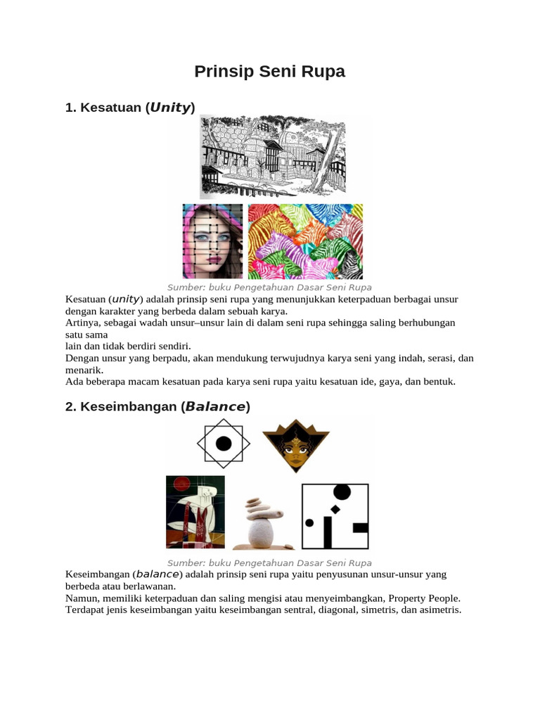 Prinsip Seni Rupa | PDF