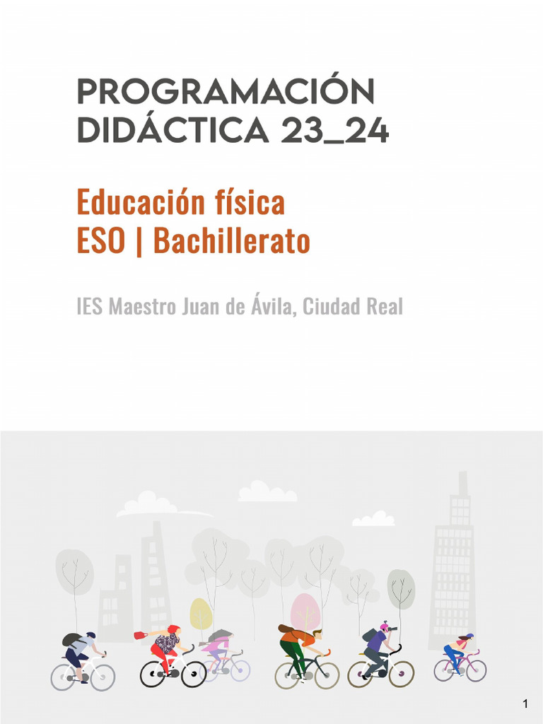 Programacion-didactica-EF 23 24 | PDF | Evaluación | Plan de estudios