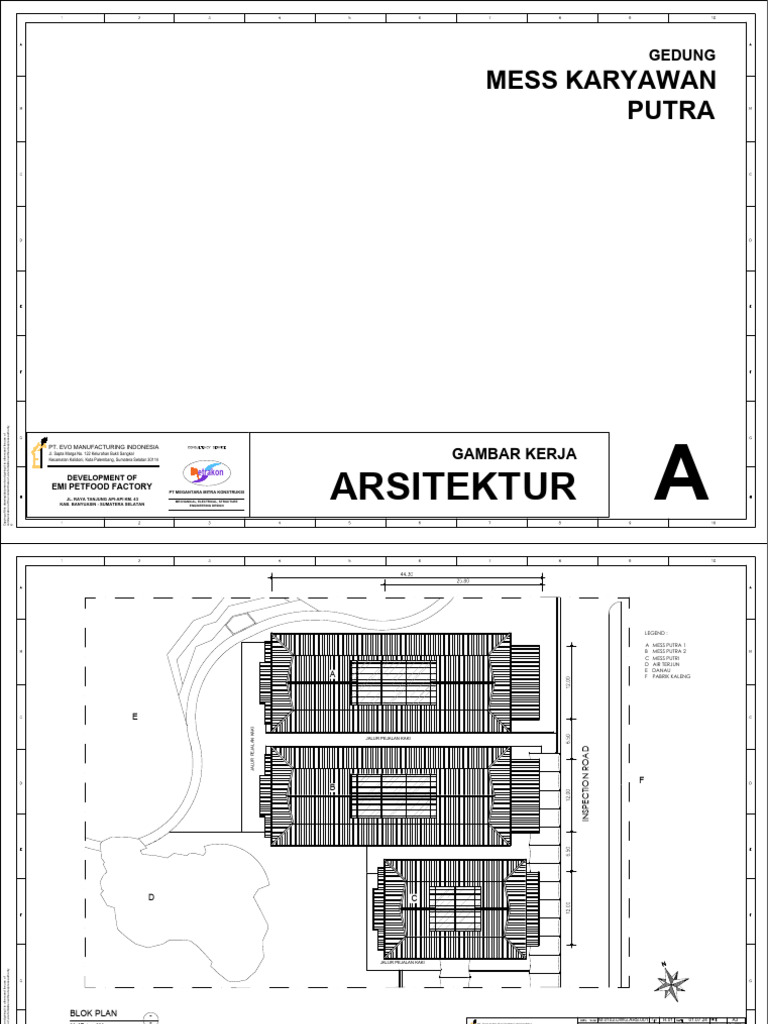 Gambar Kerja Mess Putra | PDF