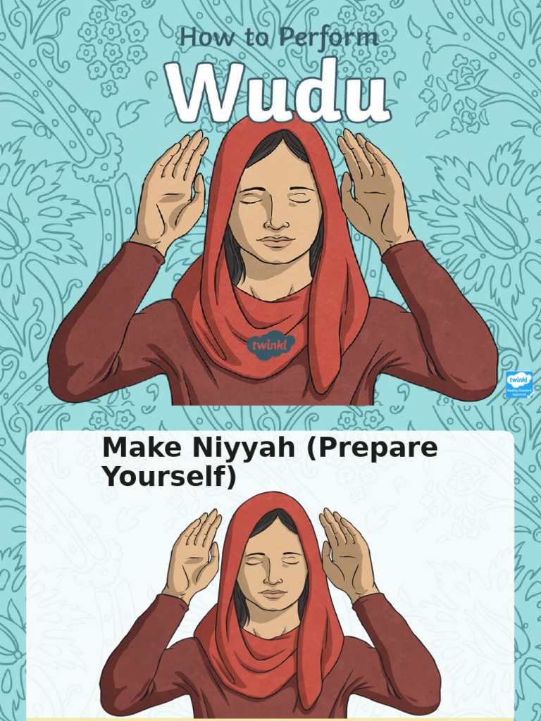 t2 Re 628 How To Perform Wudu Powerpoint English Ver 4 | PDF