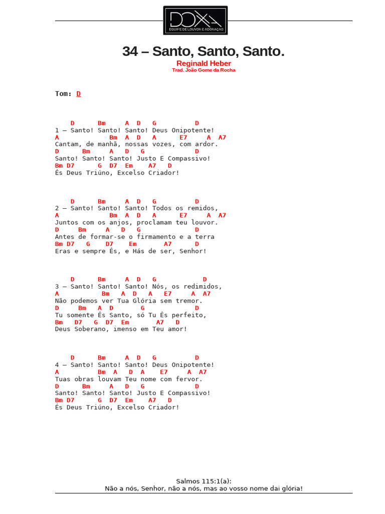 34 – Santo, Santo, Santo | PDF