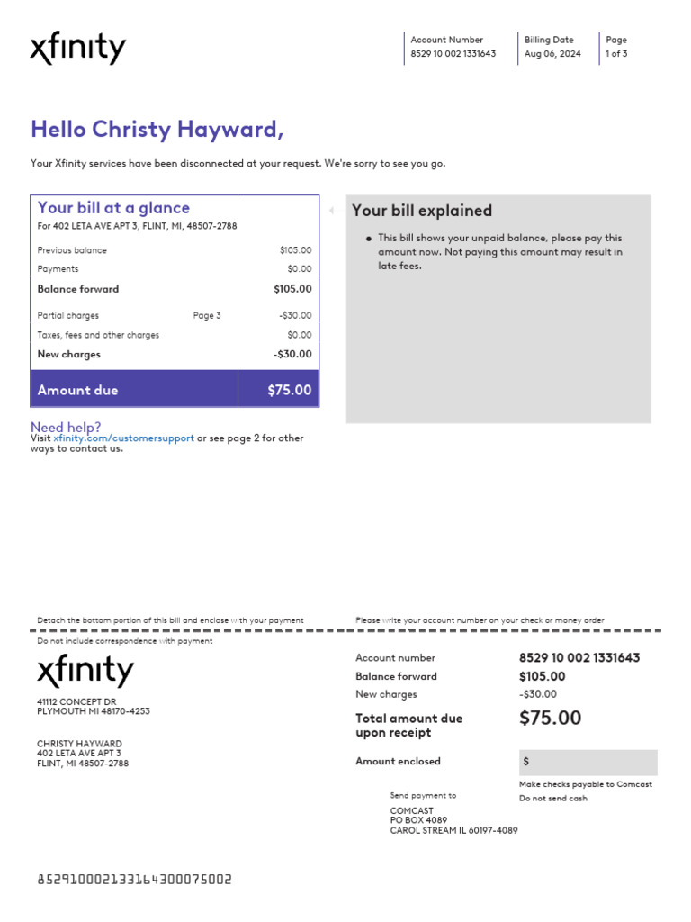 xfinity mobile | PDF | Payments | Money