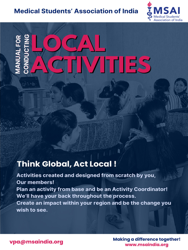 Local activities Manual | PDF | Brainstorming