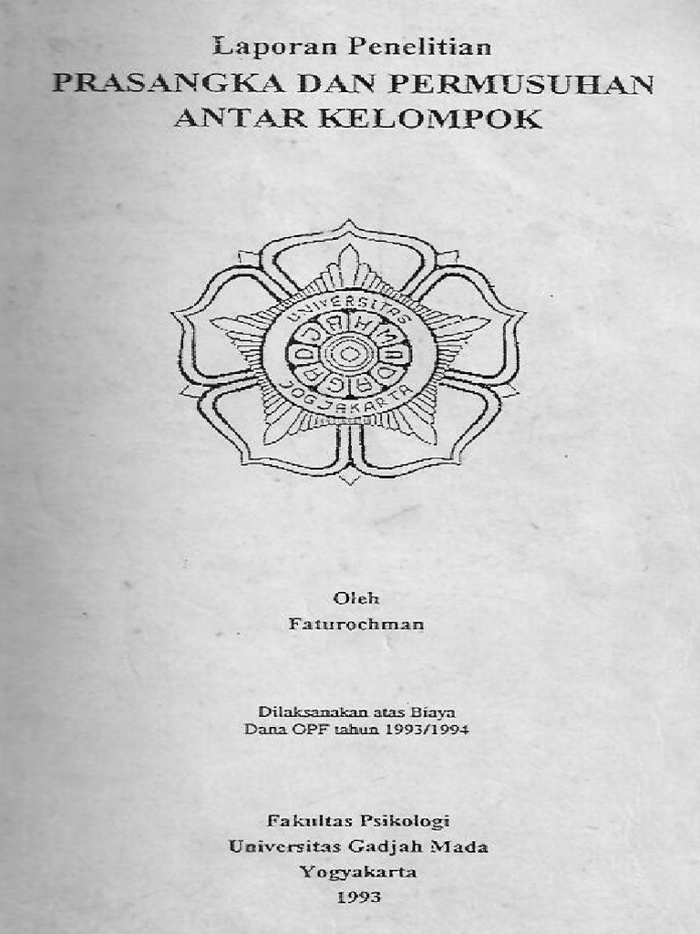Prasangka Dan Permusuhan | PDF