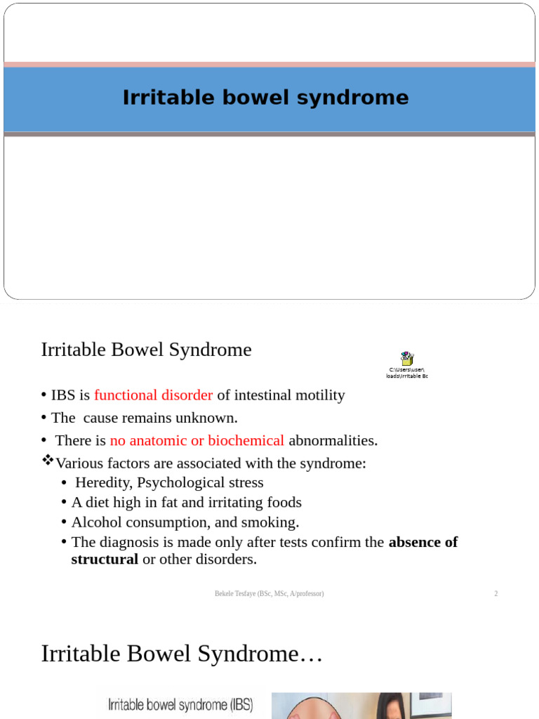 Irritable bowel syndrome | PDF | Inflammatory Bowel Disease | Ulcerative Colitis