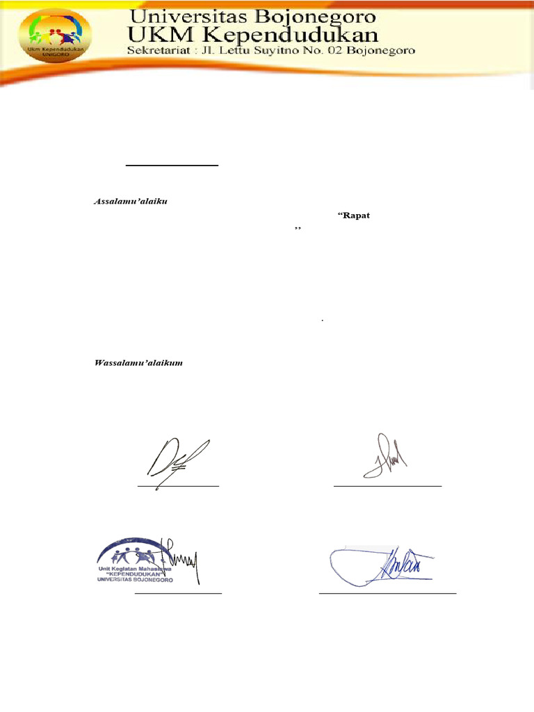Surat Permohonan Pemateri Mas Teguh Cahyono | PDF