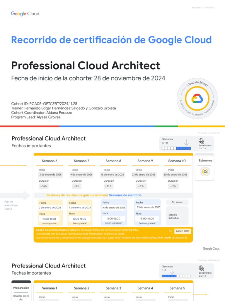 PCA05-GETCERT - 2024.11.28 - Plan de Aprendizaje | PDF | Servicios en línea | Red mundial