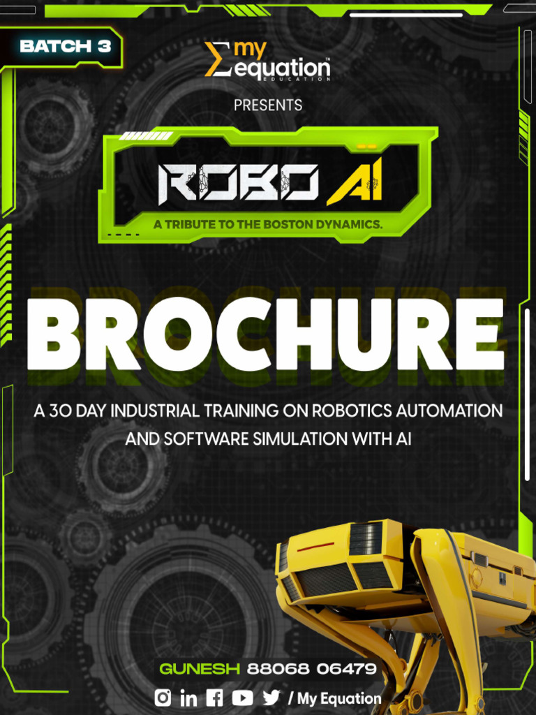 Batch 3 - ROBOAI Brochure | PDF