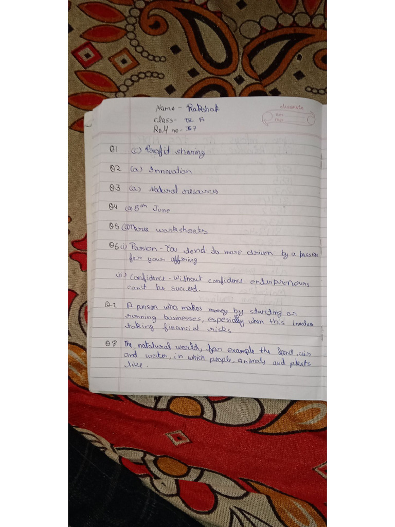Class 9th A | PDF