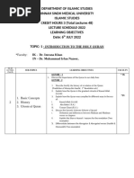 JSMU Study Guide Islamic Studies-1 | PDF | Quran | Islam