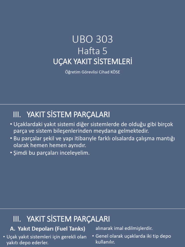 UBO 303 Hafta 5 | PDF