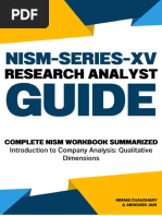 NISM-SERIES-XV RESEARCH ANALYST Question Bank ( | PDF | Bonds (Finance) | Financial Risk