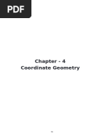 Coordinate Geometry Formula Sheet Class10 | PDF
