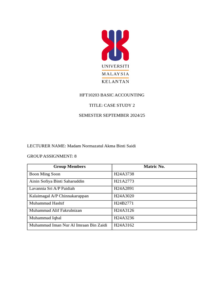 Group Assignment Account | PDF | Financial Statement | Balance Sheet