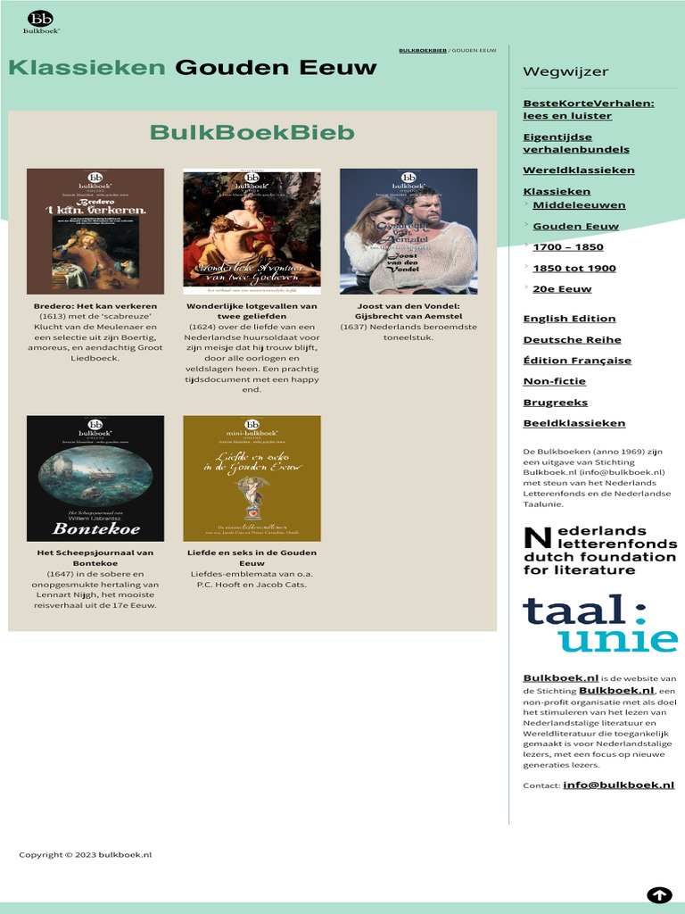 Gouden Eeuw - BulkBoekBieb | PDF