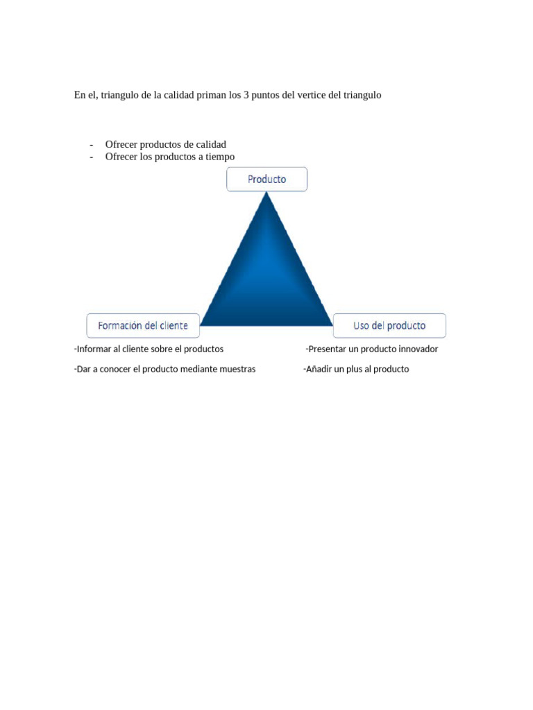 Triangulo de La Calidad | PDF