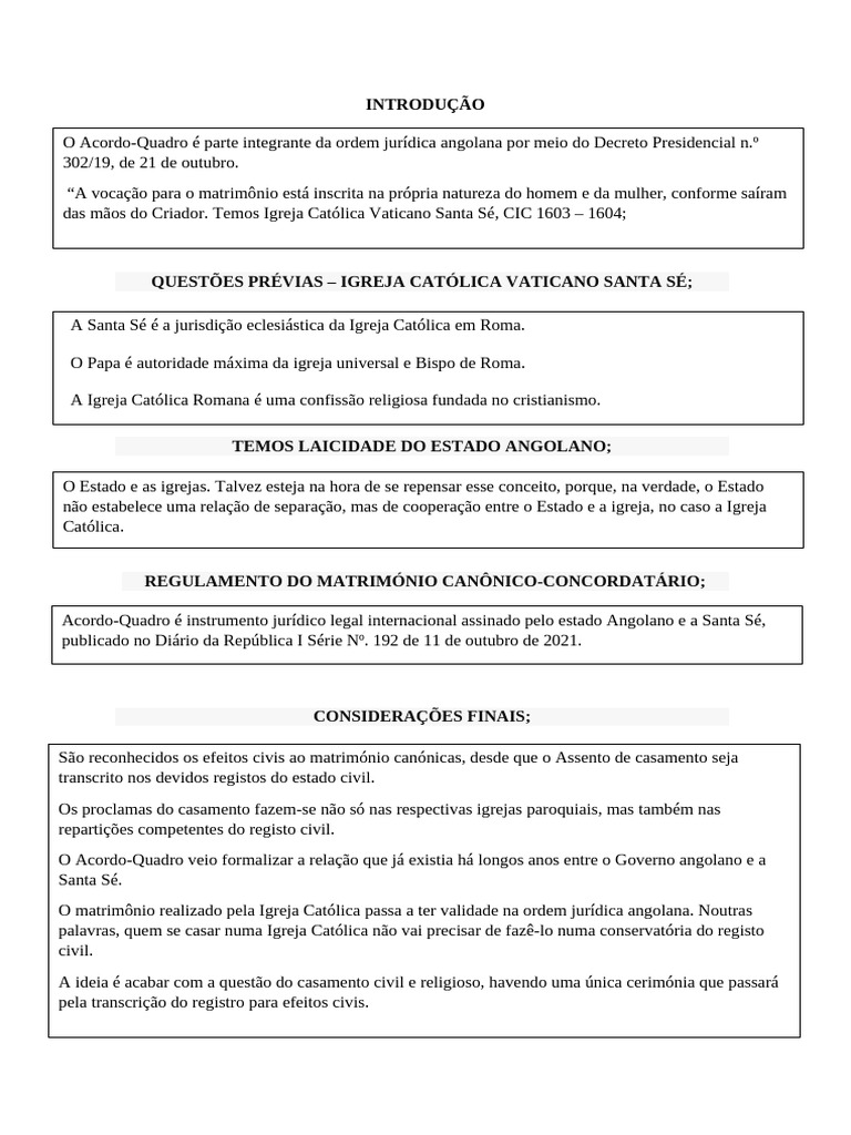 Acordo Quadro - Formato Quadro | PDF