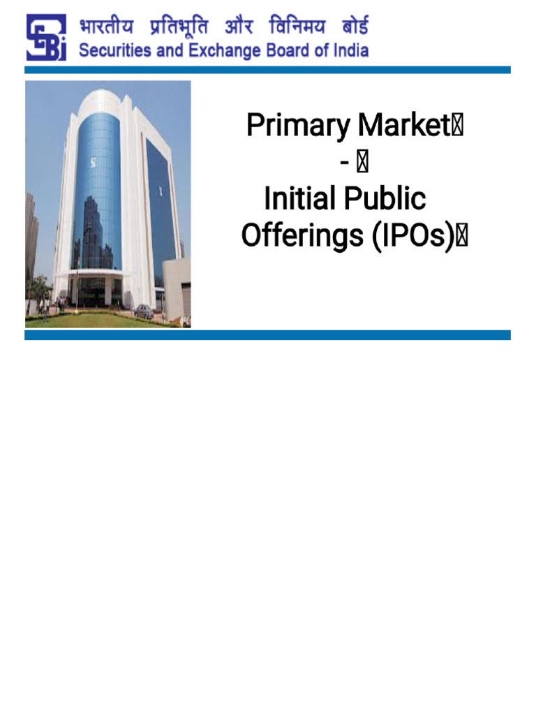 Initial Public Offering | PDF