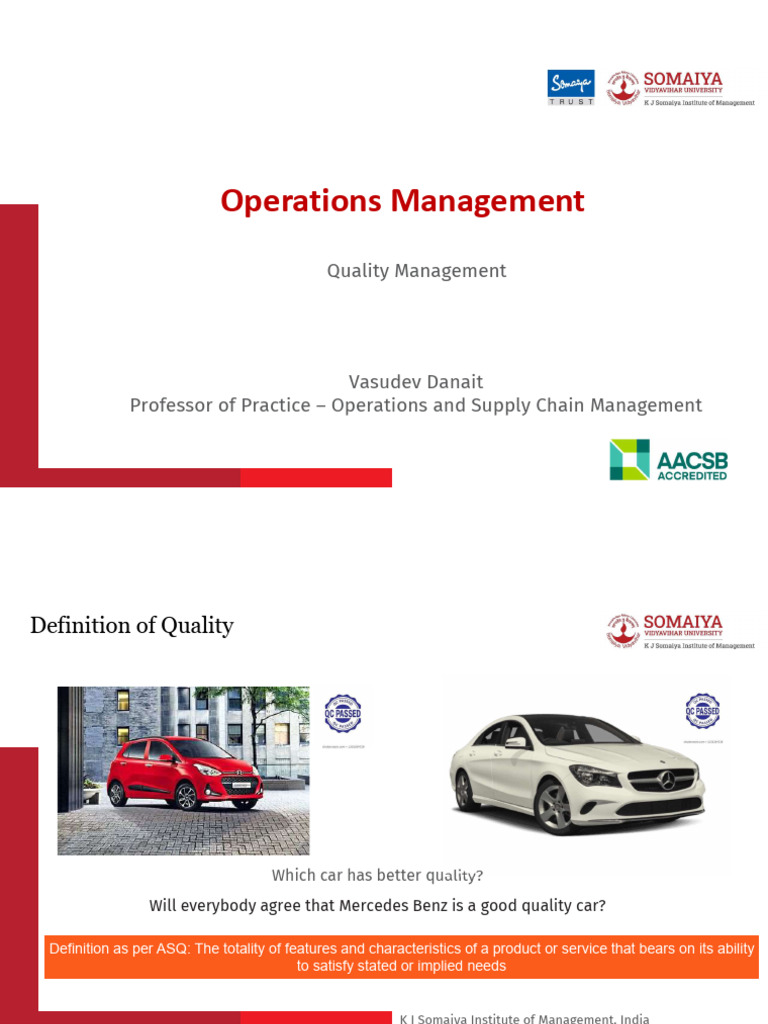 06 Quality Management | PDF | Dependent And Independent Variables
