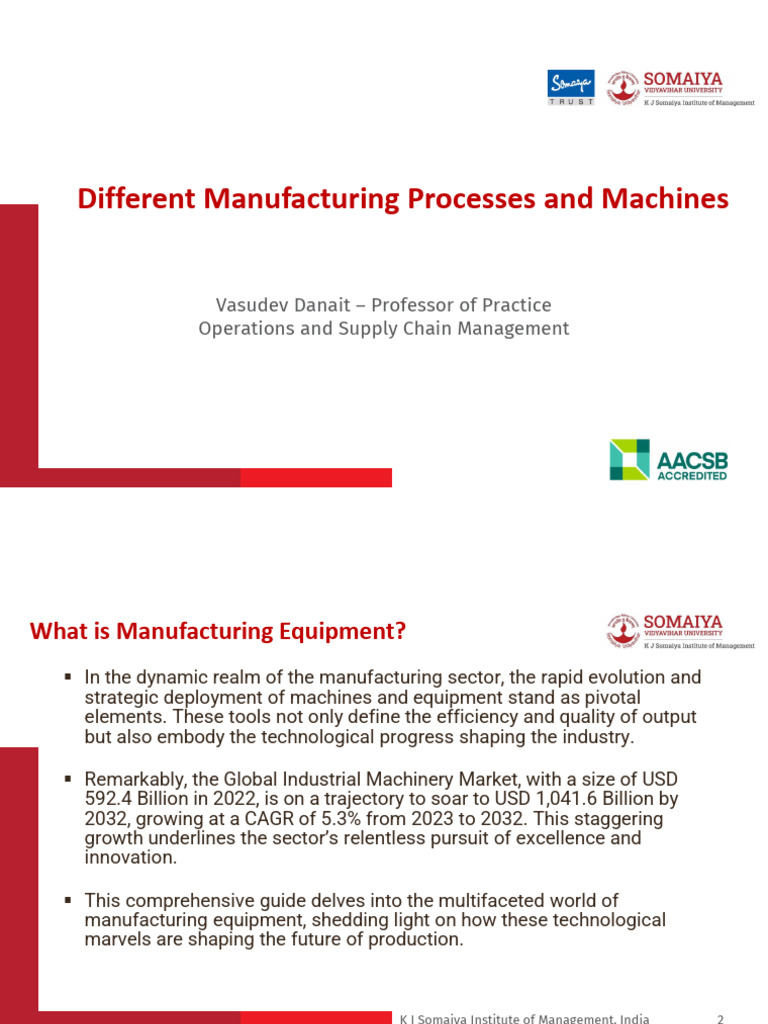 07B Different Manufacturing Processes and Machines | PDF | Machining ...