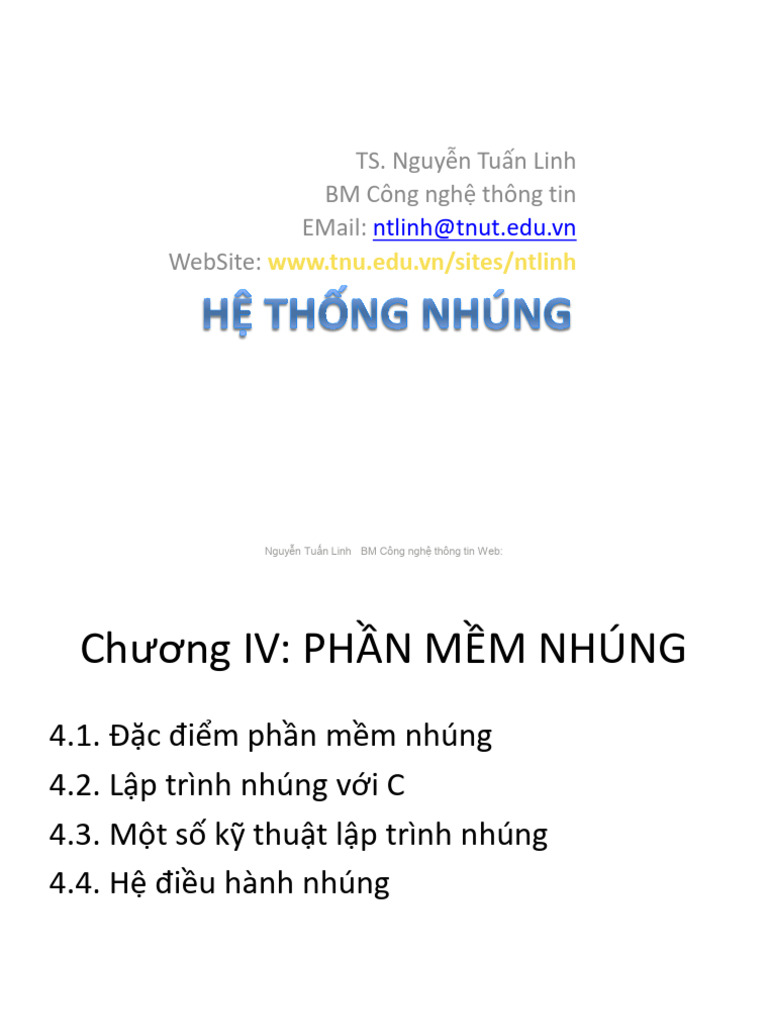 He Thong Nhung - C4 - Phan Mem Nhung | PDF