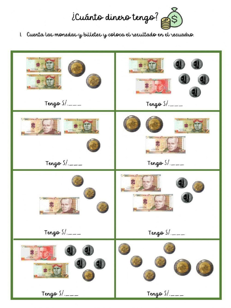 Billetes y Monedas | PDF