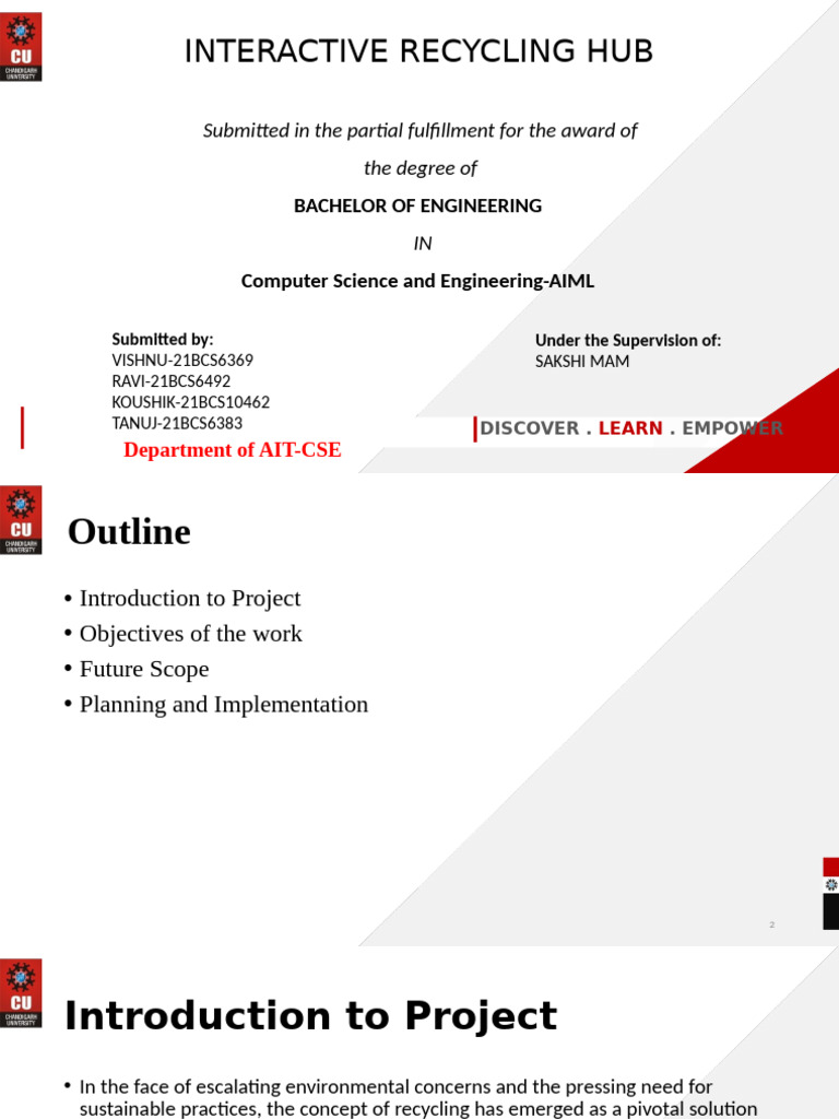 Interactive Recycling Hub Project | PDF | Recycling | Usability