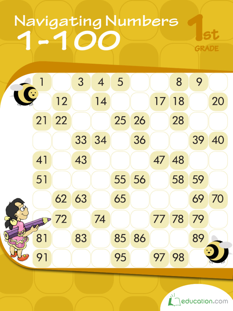 Navigating Numbers 1 100 | PDF