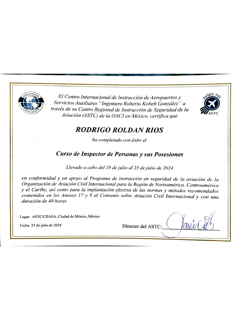 Sld. Pol. Mil. Rodrigo Roldan Rios | PDF