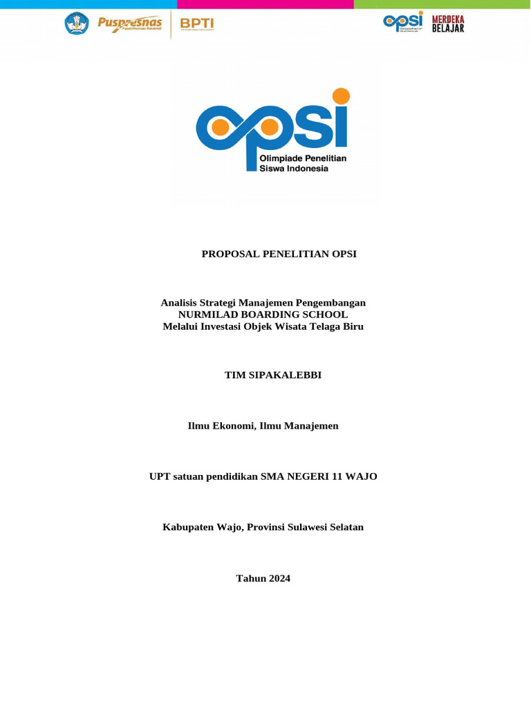 OPSI 2024_PROPOSAL_TIM SIPAKALEBBI-1 | PDF