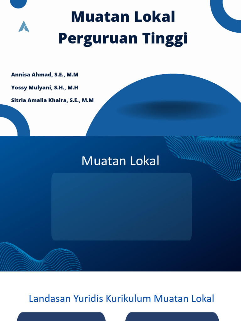 Muatan Lokal Perguruan Tinggi | PDF