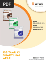 APAR-List Pricing Brochure V12 - C | PDF | Electrical Conductor | Insulator (Electricity)