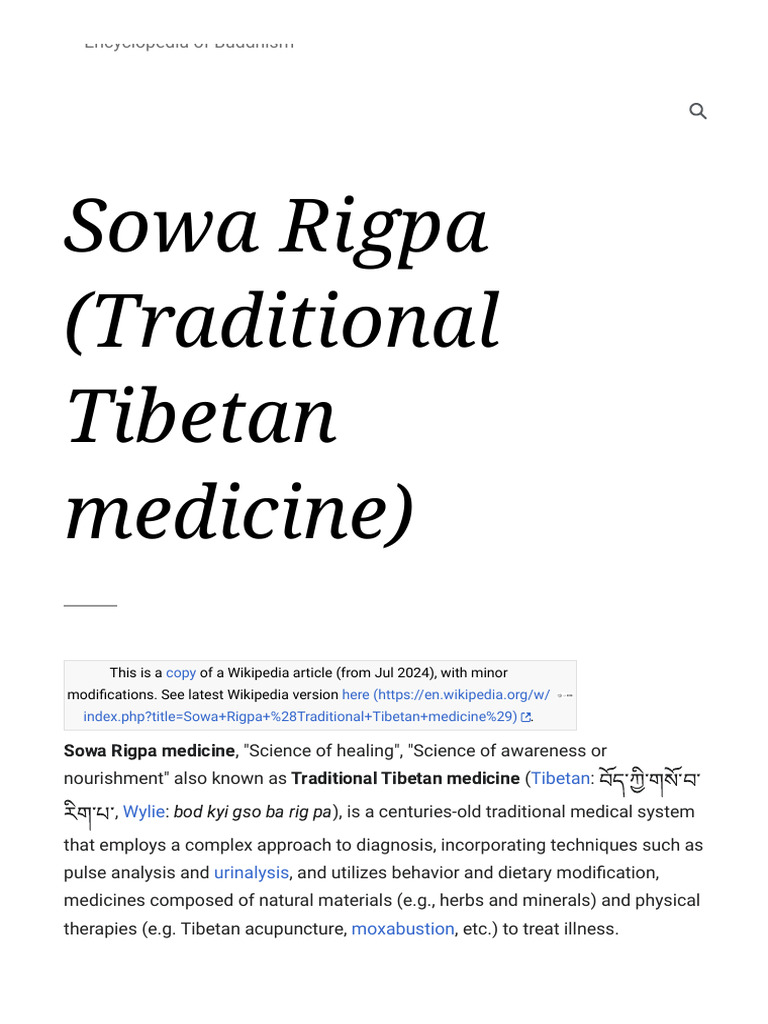Tibetan-medicine | PDF | Tibet