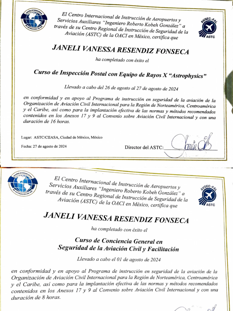 SLD - Pol.Mil. Janeli Vanessa Reséndiz | PDF | Aviación | Aviación Civil