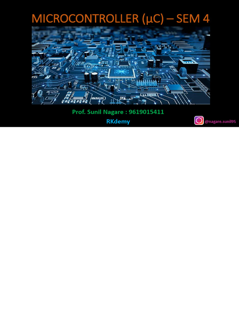 Ch.1 - UC Sem 4 Complete | PDF | Input/Output | Central Processing Unit