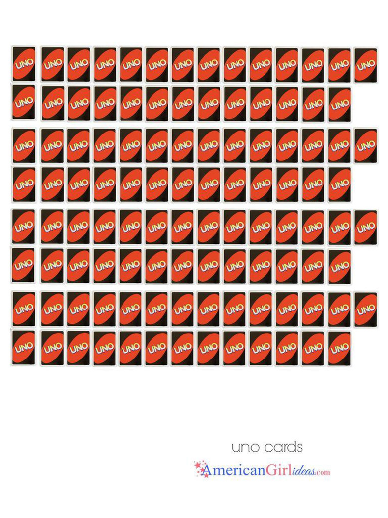 UNO Card Backs | PDF