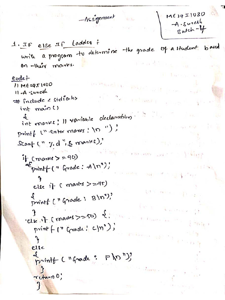 PSP Assignment | PDF