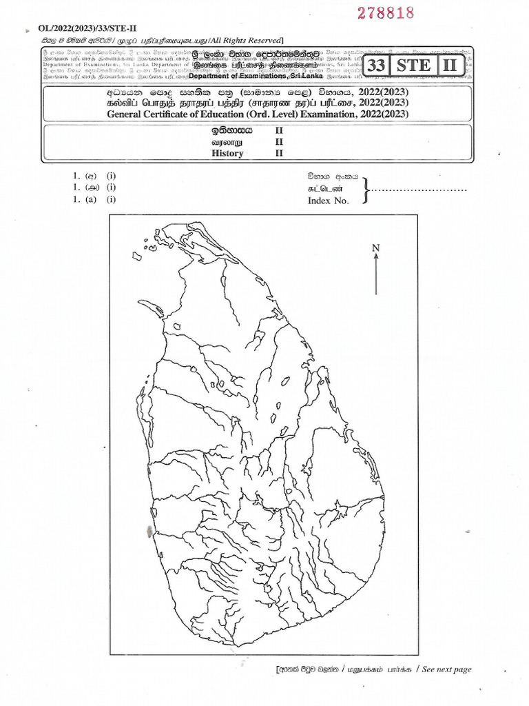 Srilanka Map 1 Pdf