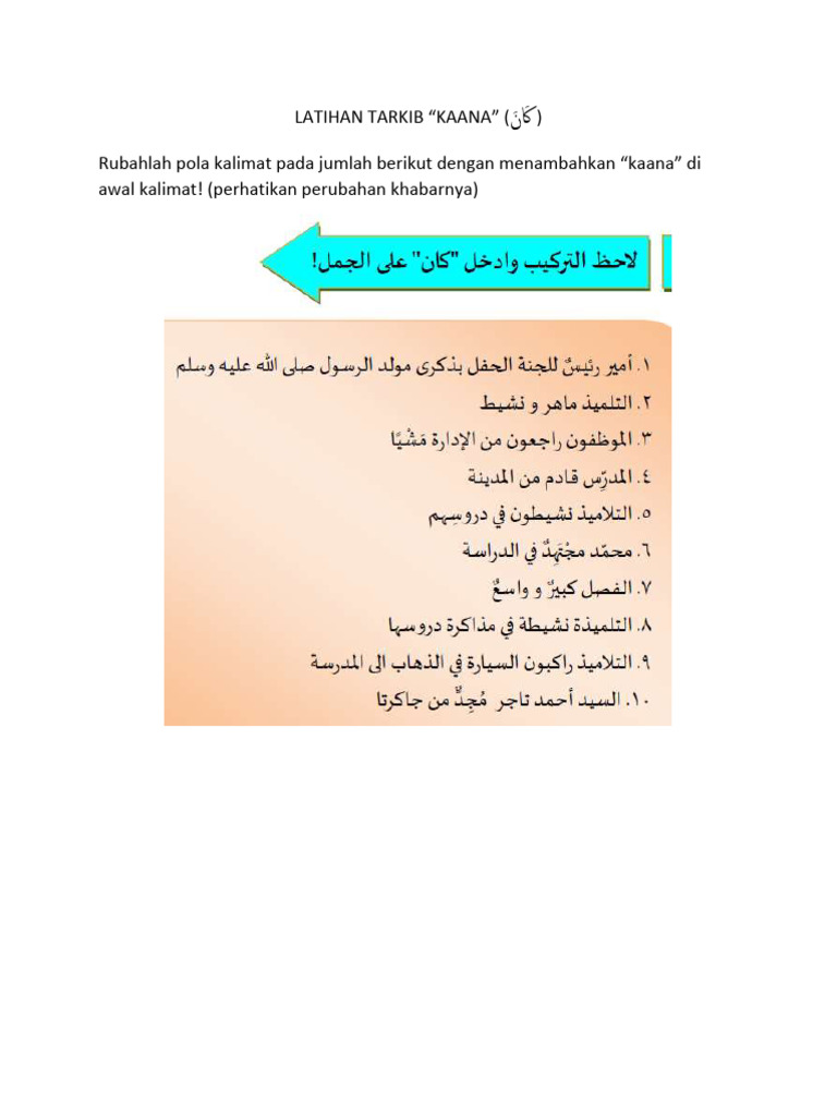 LATIHAN TARKIB-kaana- | PDF