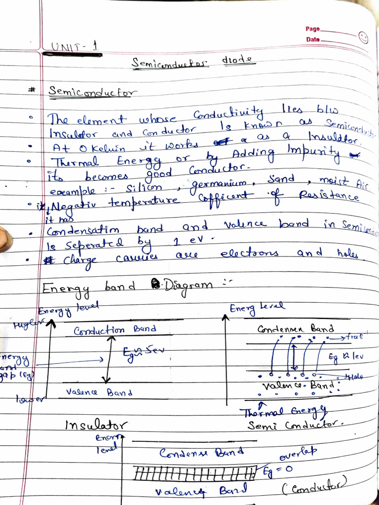 Semiconductors Notes | PDF | Phases Of Matter | Materials Science