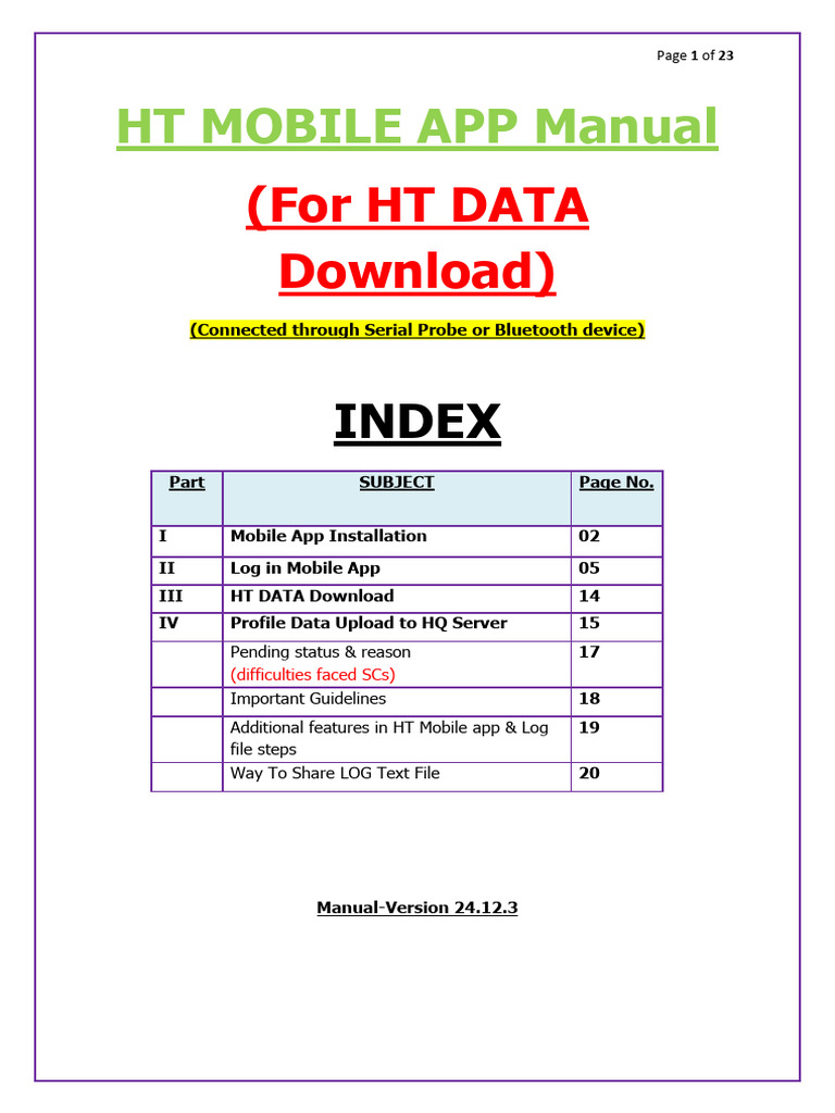 HT_Mobile_App_Manual_Final_Ver12_24-1 | PDF | Usb | Bluetooth