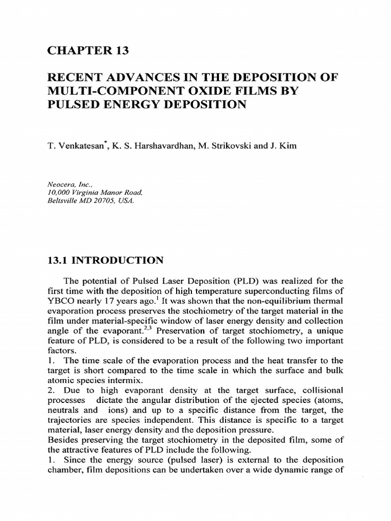 24) - Recent Advances in The Deposition of Multi-Component Oxide Films ...