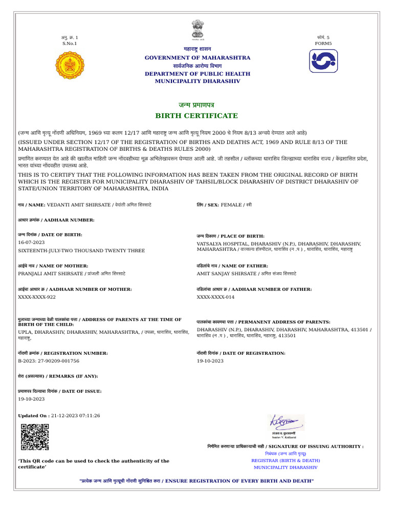 Vedanti Amit Shirsathe | PDF