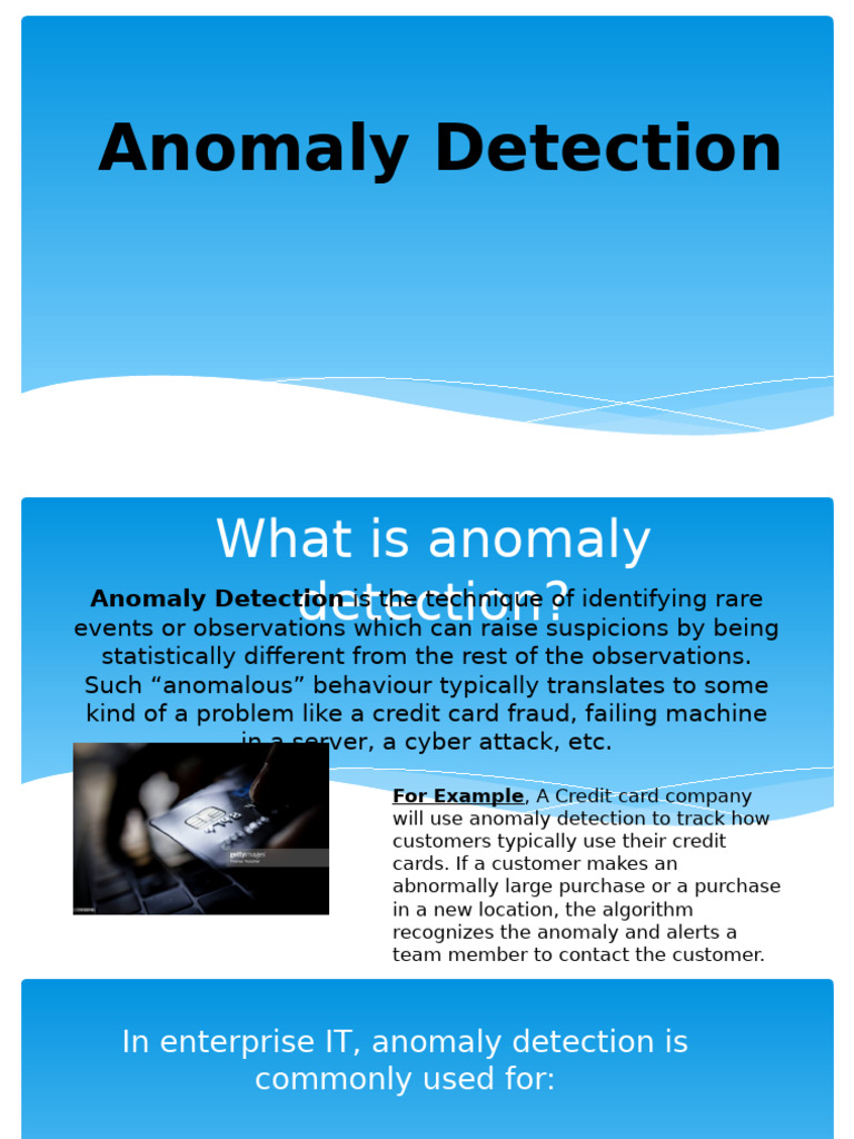 Anomaly Detection | PDF | Machine Learning | Cross Validation (Statistics)