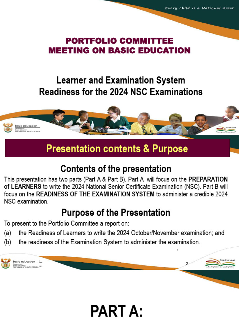 2024 NSC Exam Readiness Report | PDF | Educational Assessment | Teachers