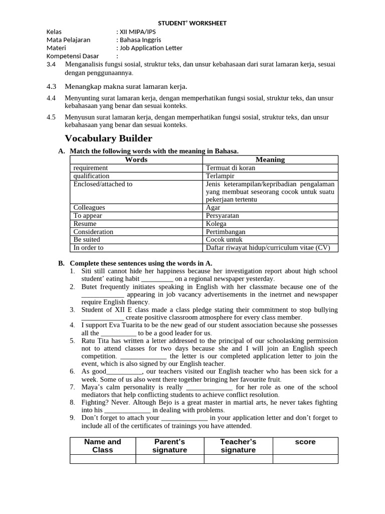 3.2. Language Features of Ob Aplication Letterr | PDF | Languages ...