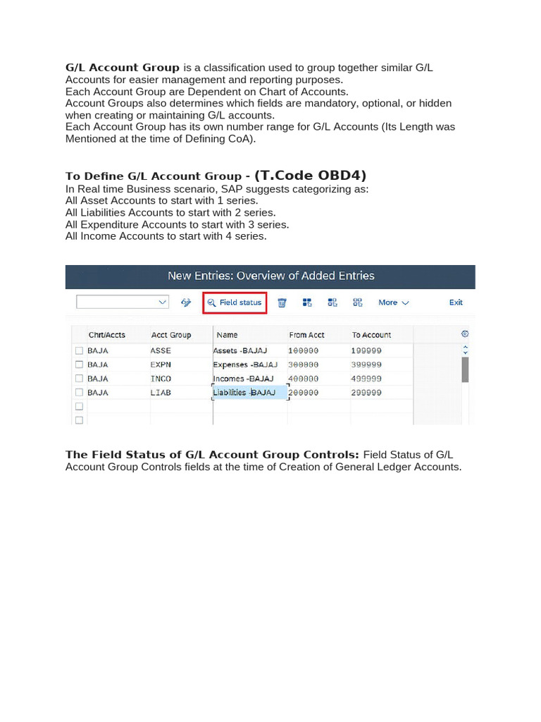 About GL Accounts | PDF | Retained Earnings | Income Statement