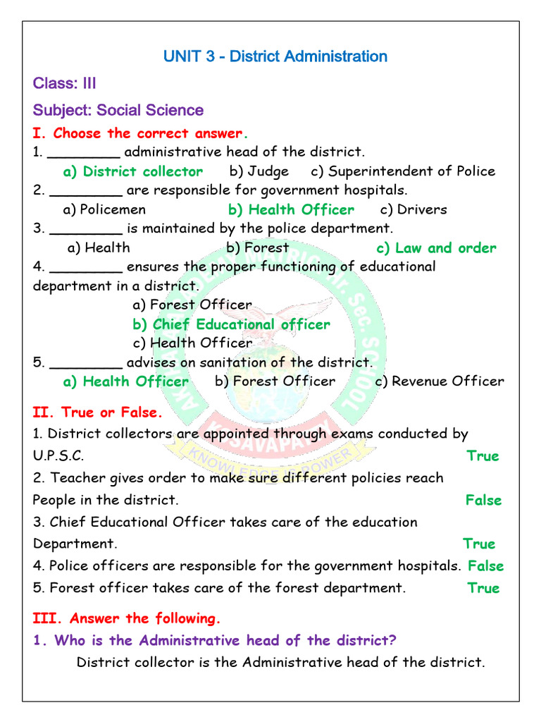 3 SS Unit 3 | PDF